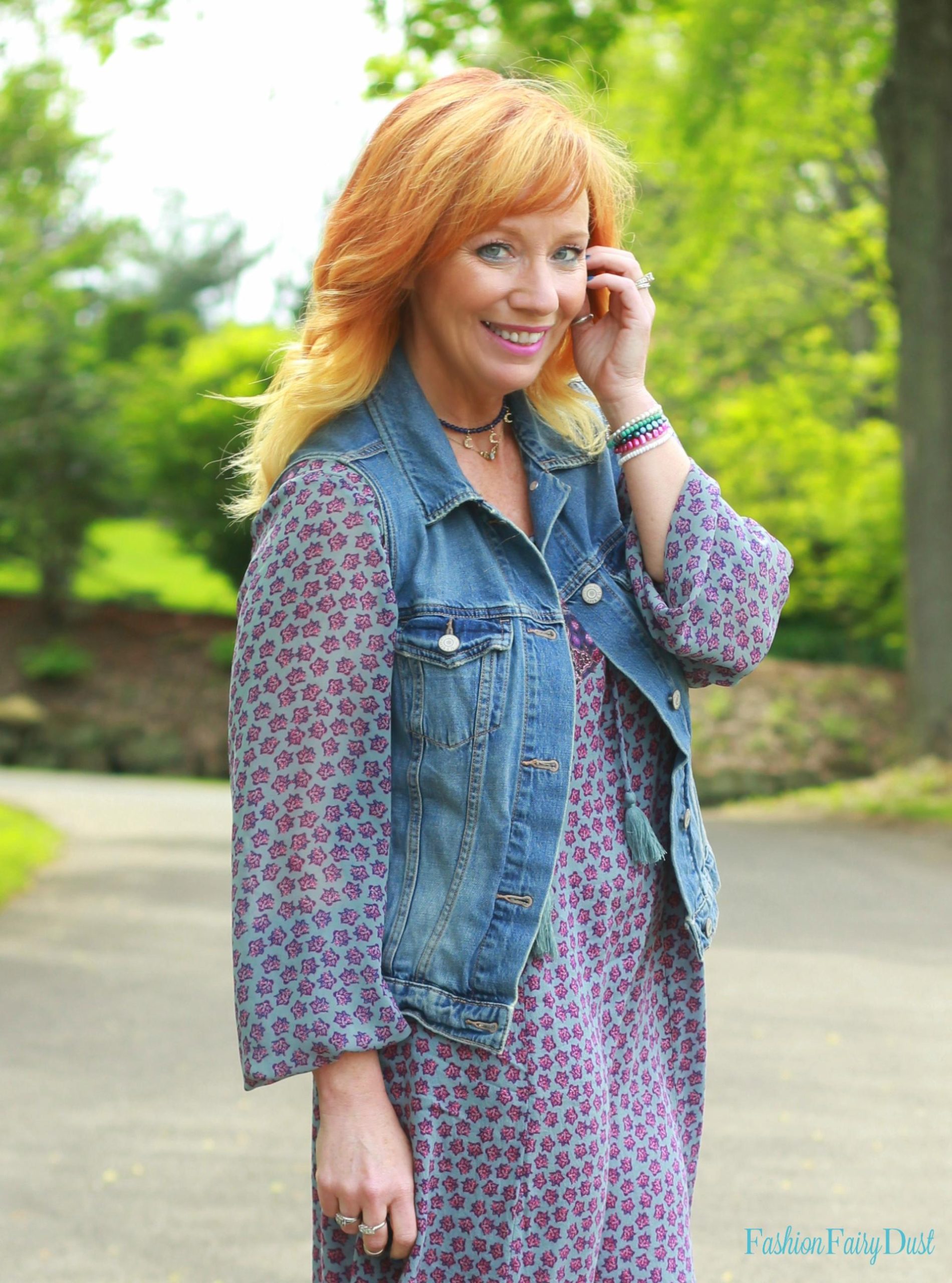 Boho Print Dress & Denim Vest: Shadowbanned Pt. 2